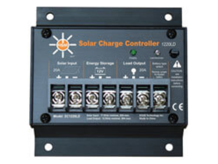 20A charge controller with load disconnect for SC1220LD solar panels