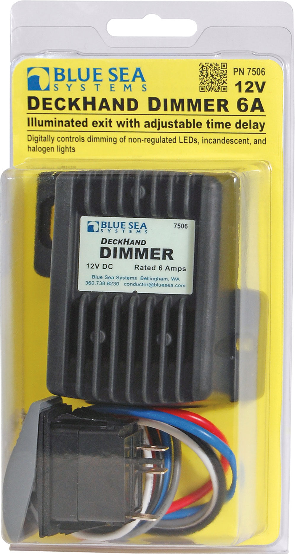 Blue Sea Systems - Marine dimmer - 12V DC 6A - BSS7506